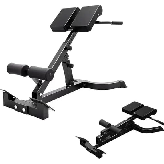 Roman Chair Back Extension Bench Foldable Workout Bench Machine for ...