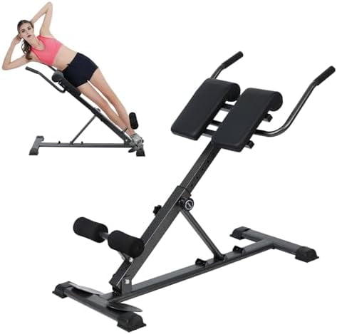 Roman Chair Back Extension Bench,Hyperextension Bench Adjustable Heavy ...