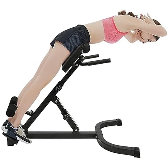 Roman Chair Back Extension Machine, 330 lbs Capacity Multi Functional ...
