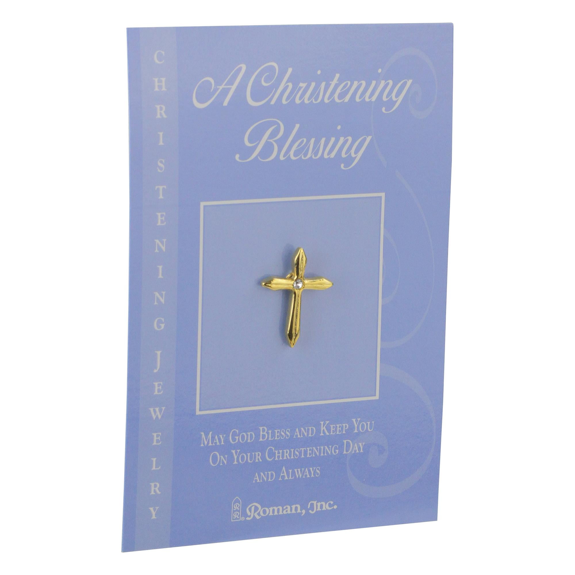 Roman Christening Blessing Cross Pins - Gold - Set of 12 - Walmart.com