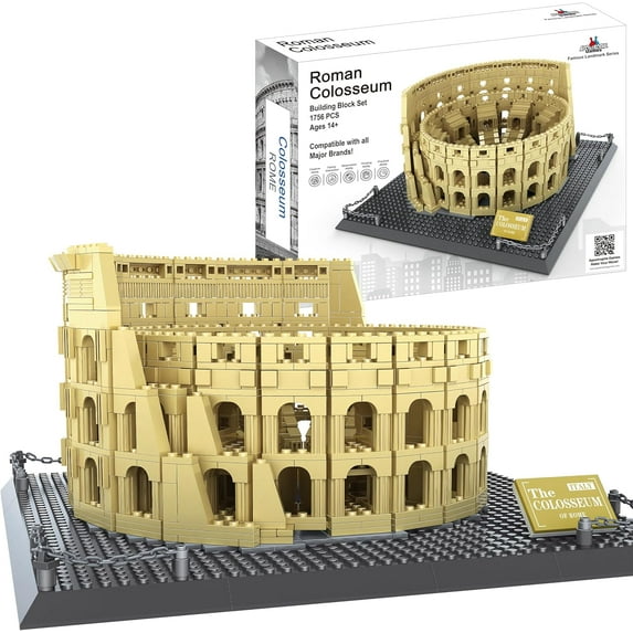Roman Colosseum Building Block Set – 1756-Pieces - Walmart.com
