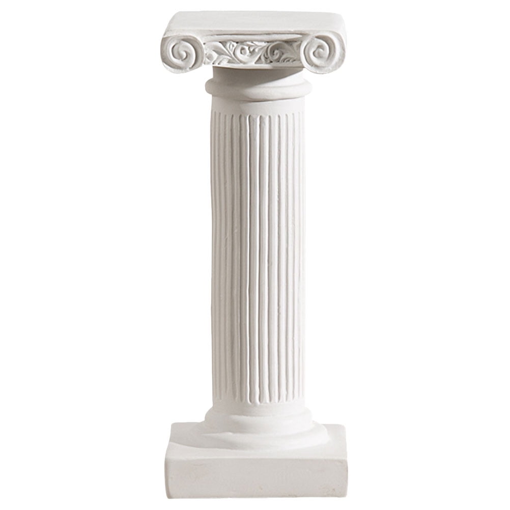 HOMEMAXS Miniature Roman Column Decorative Resin Candle Holder Pillar ...