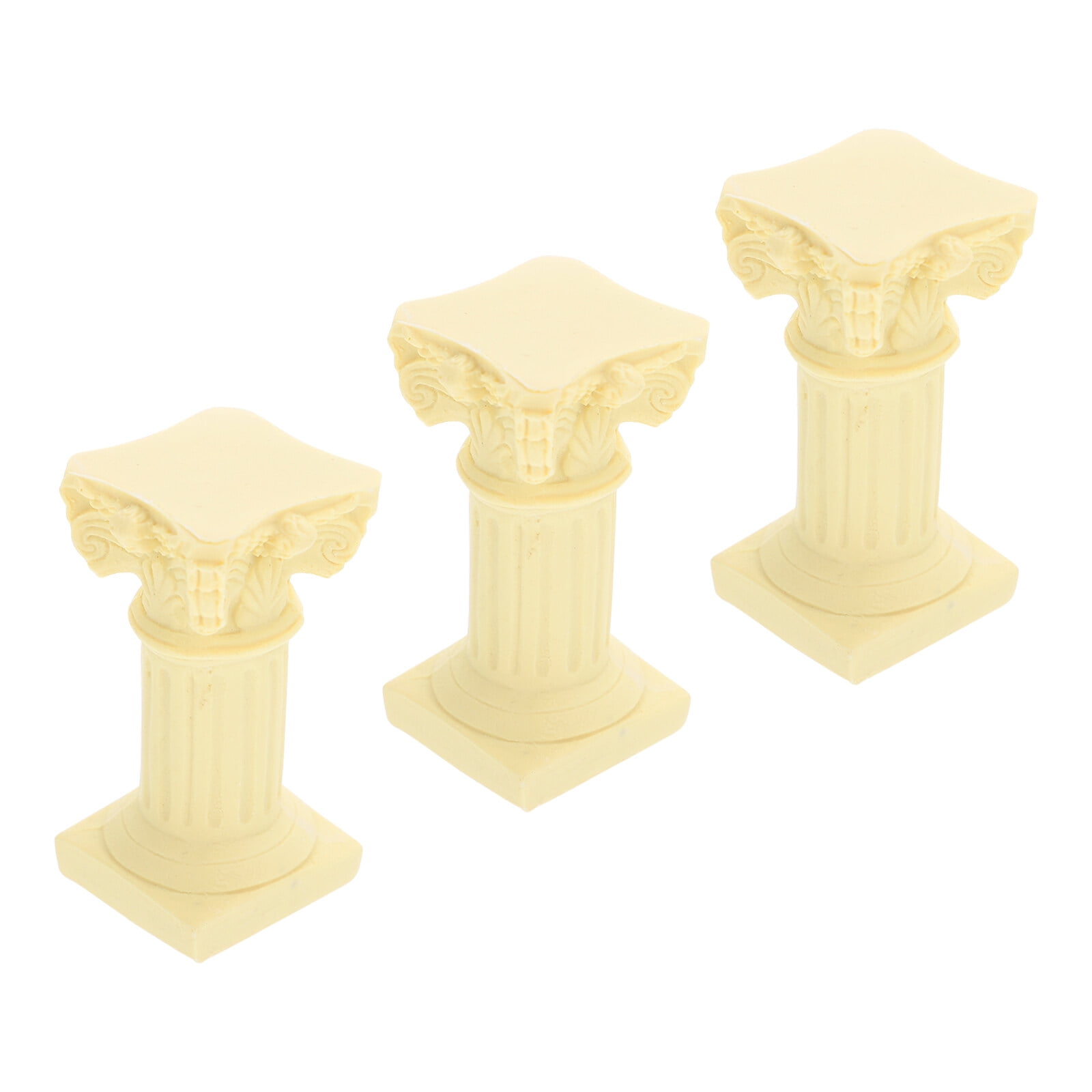 Roman Column Toy Resin Aquarium Decoration 3 Pcs Large Vintage ...