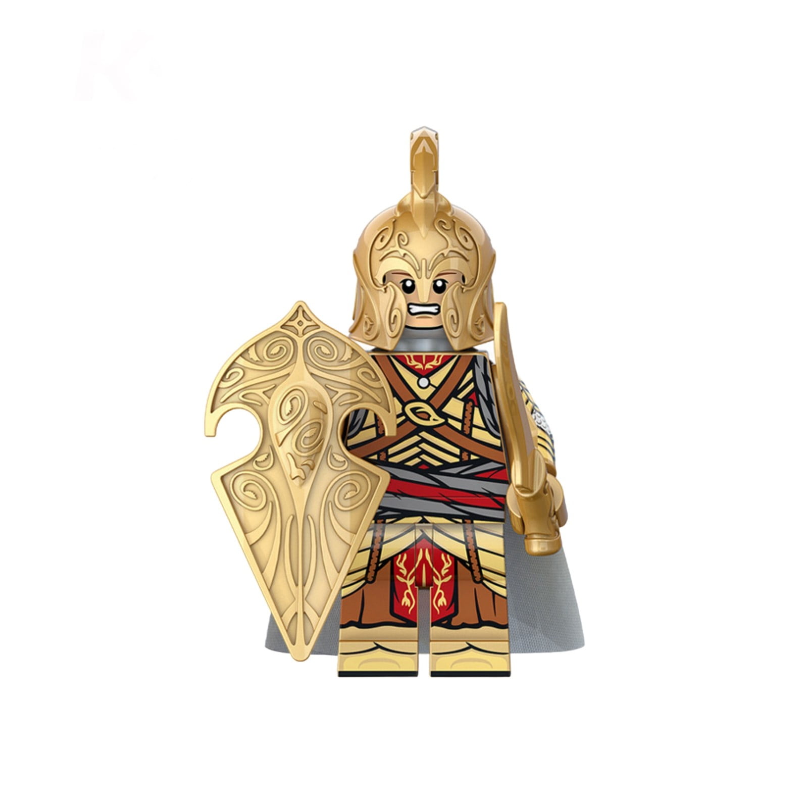Roman Commander Minifigure, 2" Tall Mini Roman Soldier Building Blocks ...