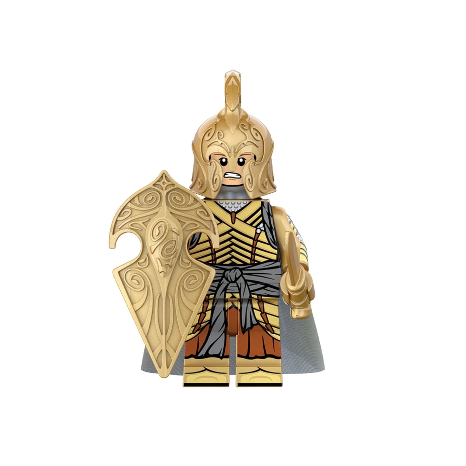 Roman Commander Minifigure, 2" Tall Mini Roman Soldier Building Blocks ...