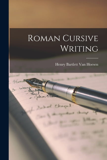 Roman Cursive Writing - Walmart.com