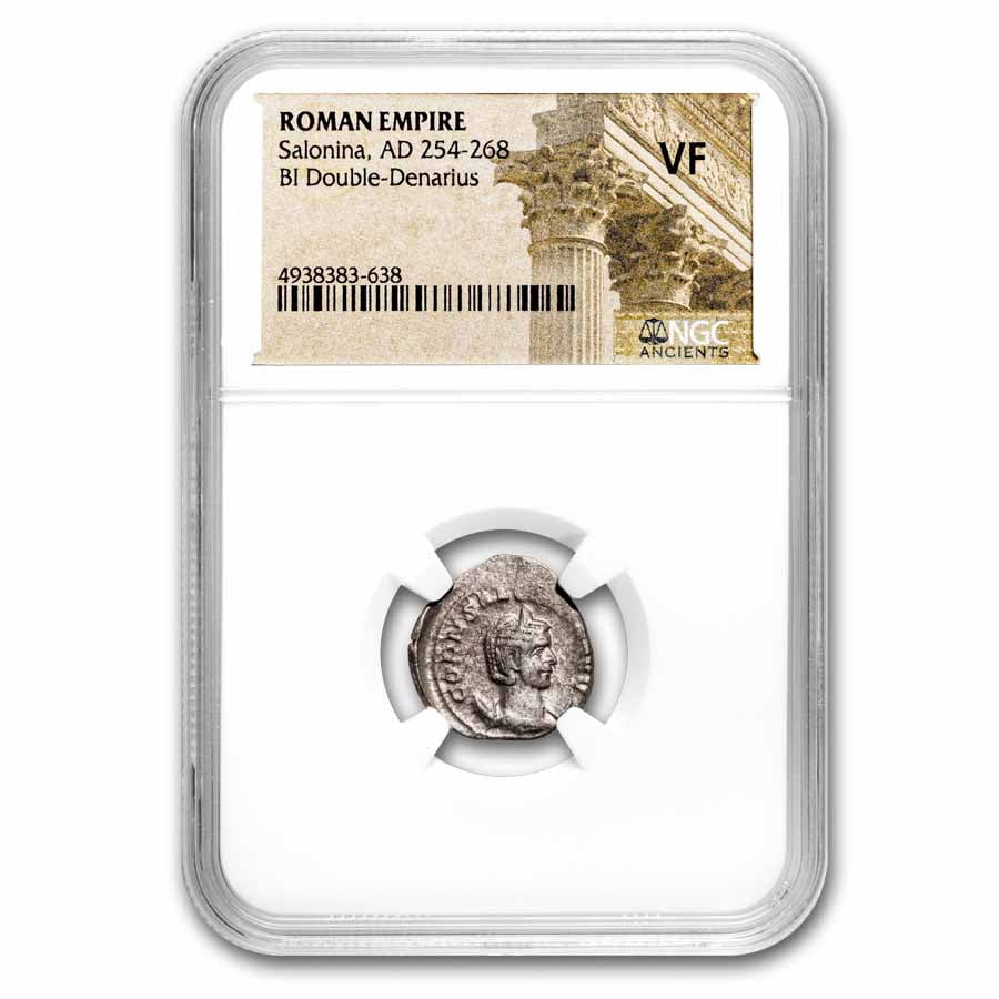 Roman Double Denarius Salonina (254-268 AD) VF NGC - Walmart.com