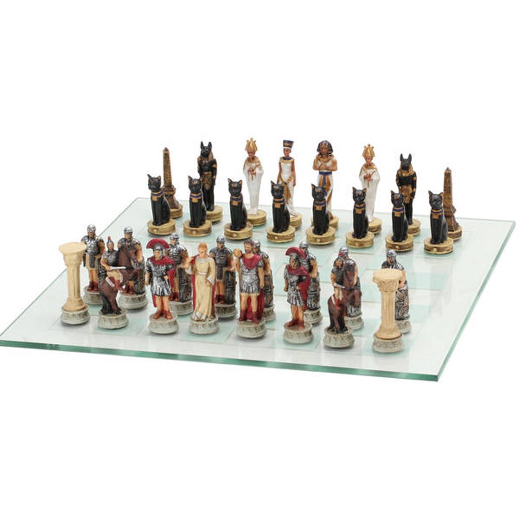 Themed Chess Set Glass