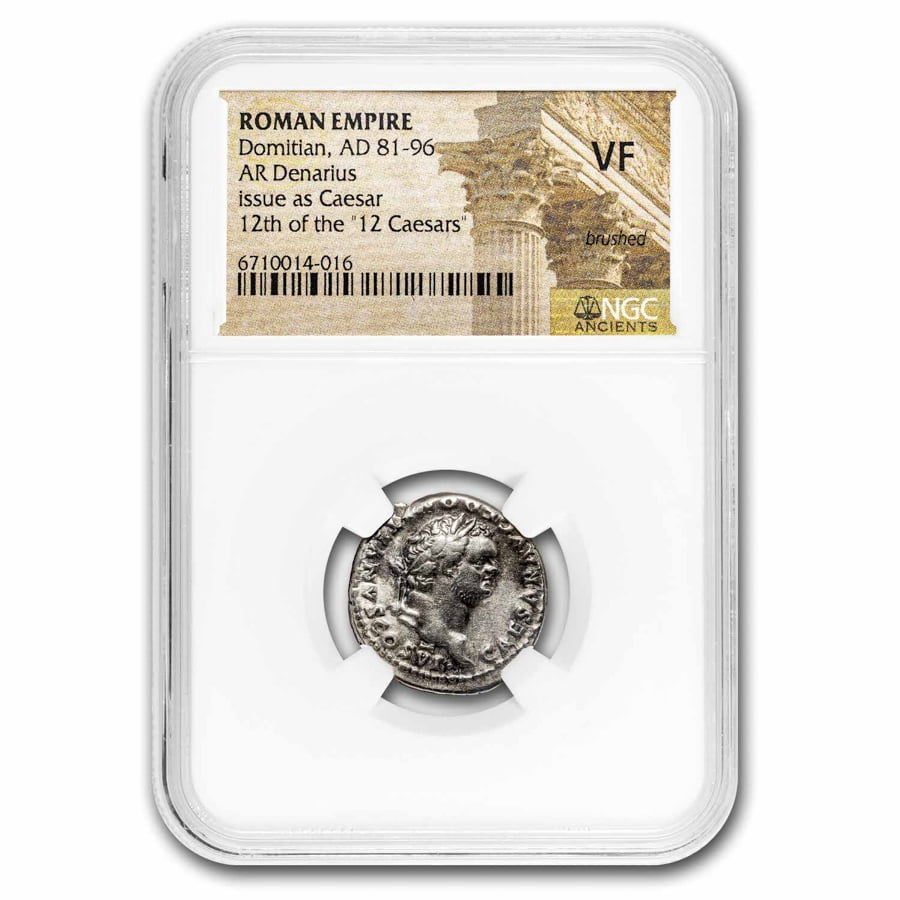 Roman Empire AR Denarius Domitian 81-96 AD VF NGC RIC II 1081 - Walmart.com