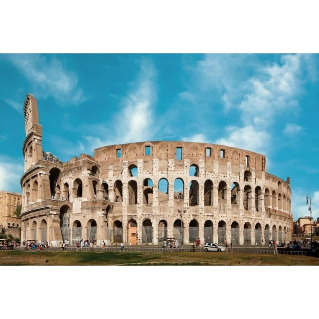 Roman Empire Colosseum Backdrop Ancient Amphitheatre Ruin Family Italy ...