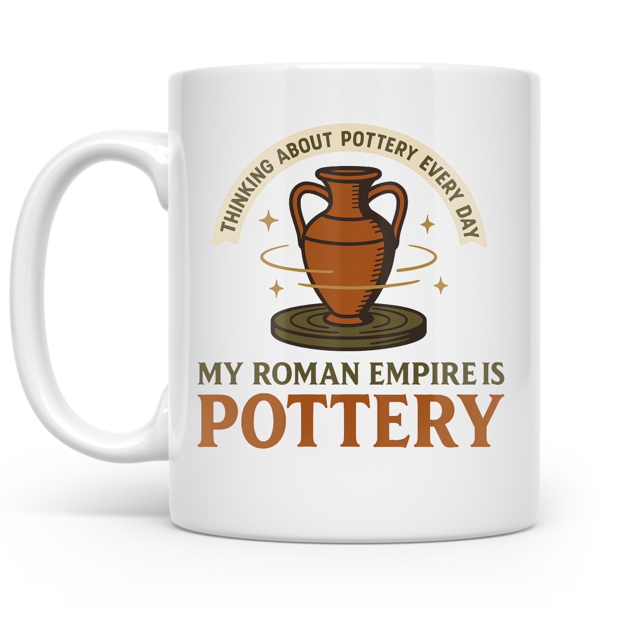 Roman Empire 11 oz Coffee Mug - Pottery for History Lovers White ...