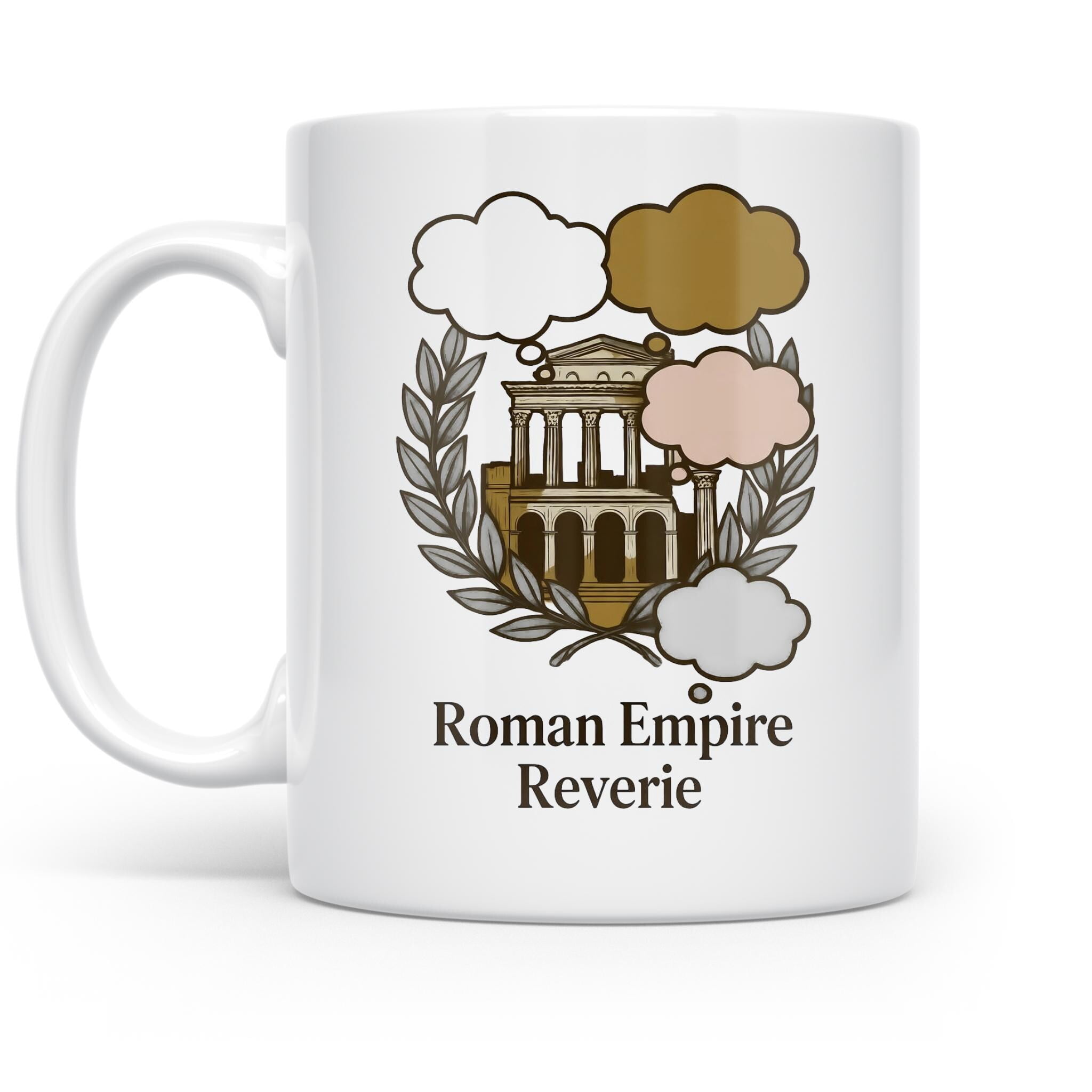 Roman Empire Reverie, 11oz mug for history lovers and meme culture desk ...
