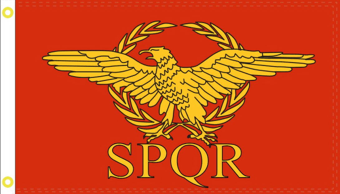 Roman Empire SPQR 3'X5' Flag ROUGH TEX® 100D - Walmart.com