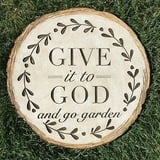 Roman Gifts 11 inch Give it to God Garden Stone - Walmart.com