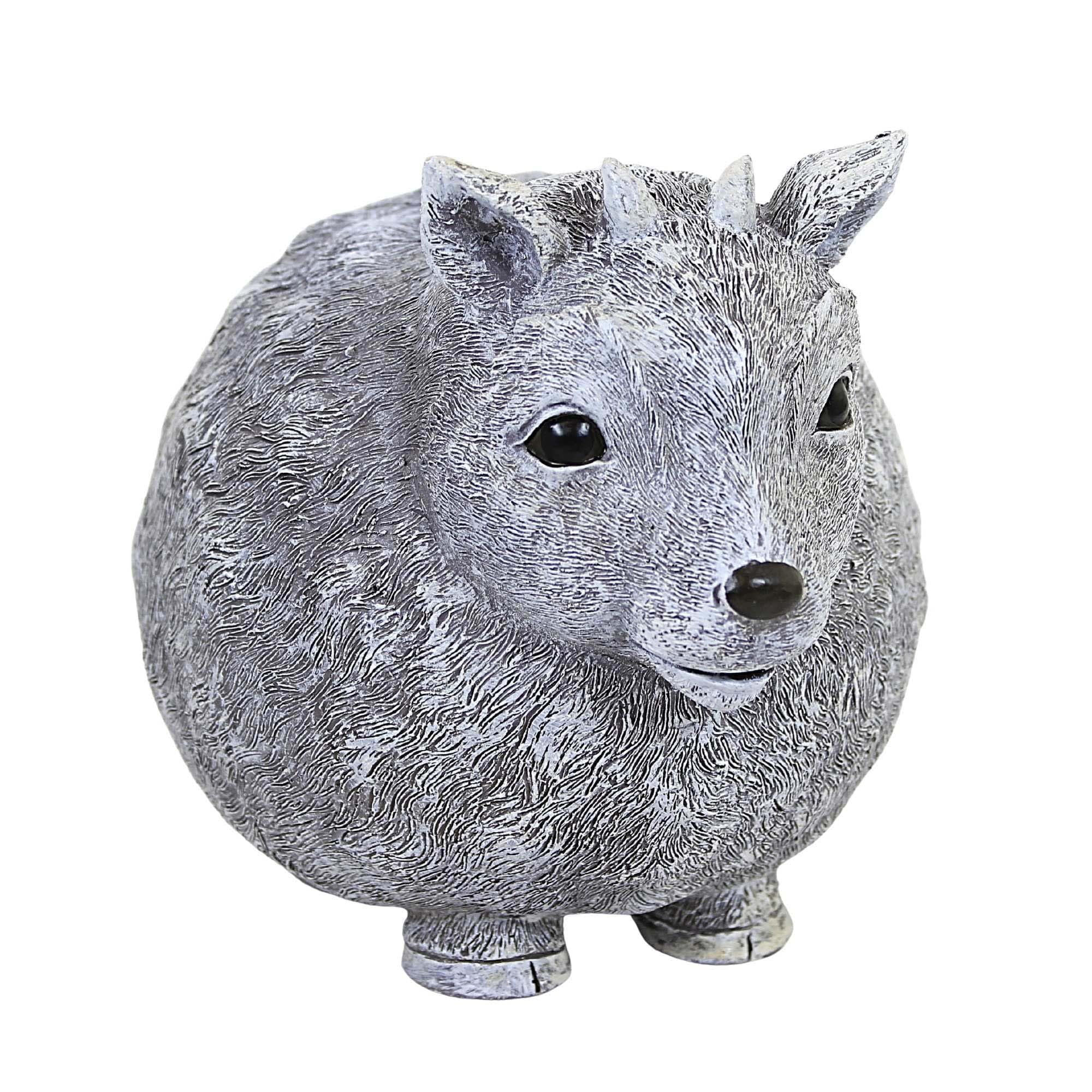 Roman Goat Statue Pudgy Pals, 6.25-inch Height, Resin, Stone Mix, Home ...