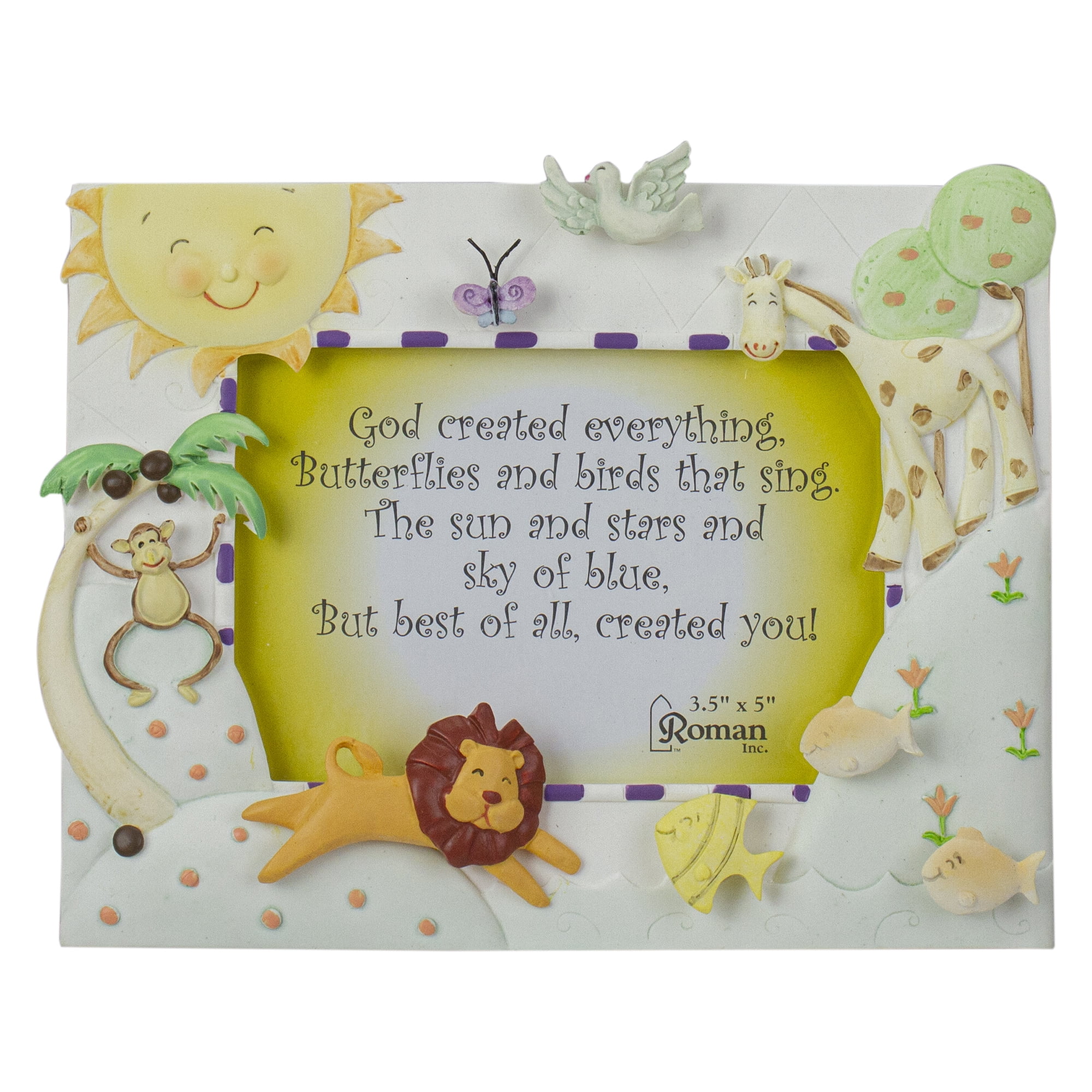 Roman God Created Everything Frame - One Photo Frame 5.5 Inch, Resin ...