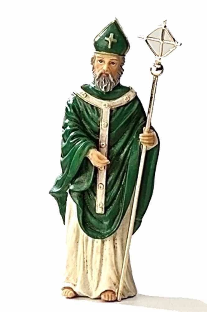Roman Green Saint Patrick Patrons and Protectors Religious Figurine ...