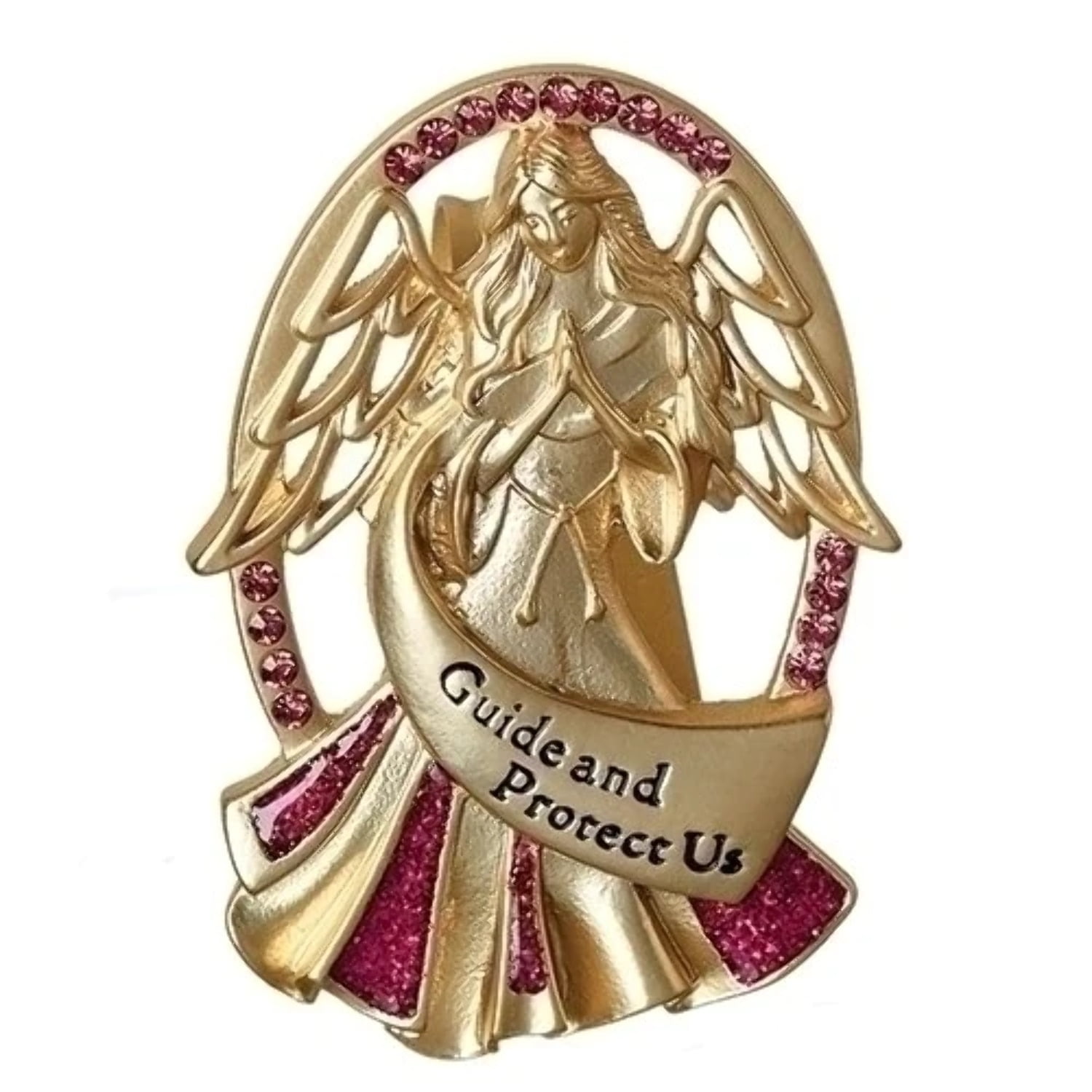 Roman Guide and Protect Us Angel Visor Clip - Walmart.com