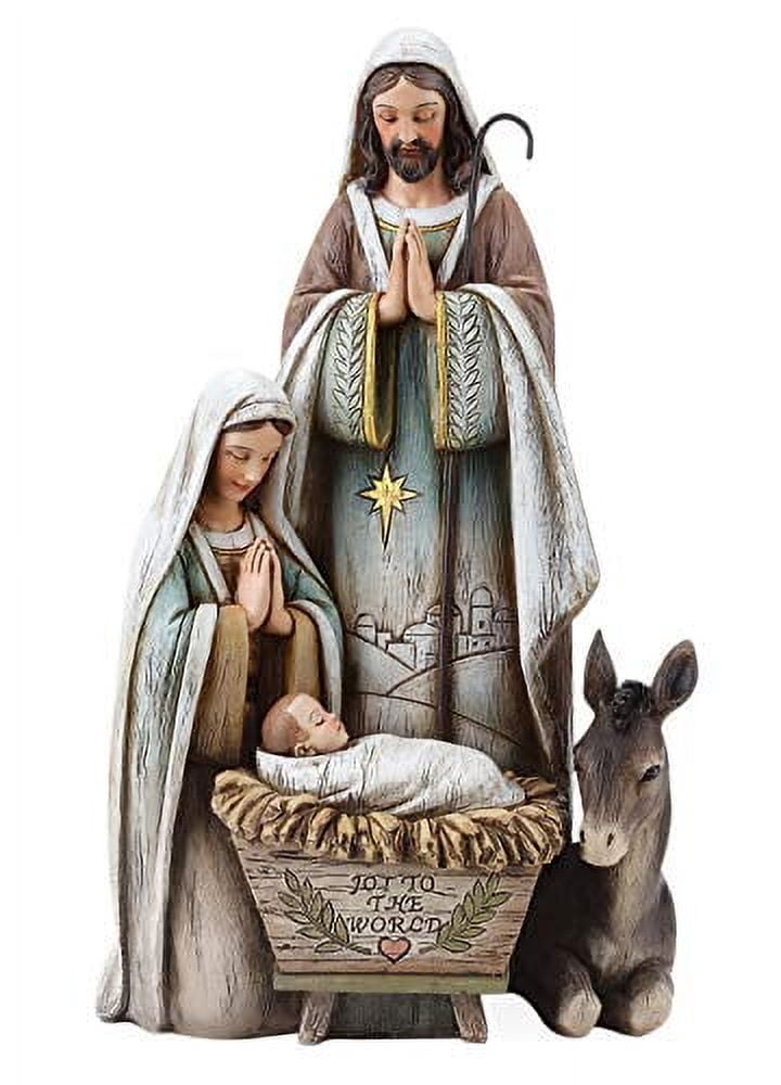 Roman, Inc. "Holy Family with Donkey" Figurine (31321) - Walmart.com