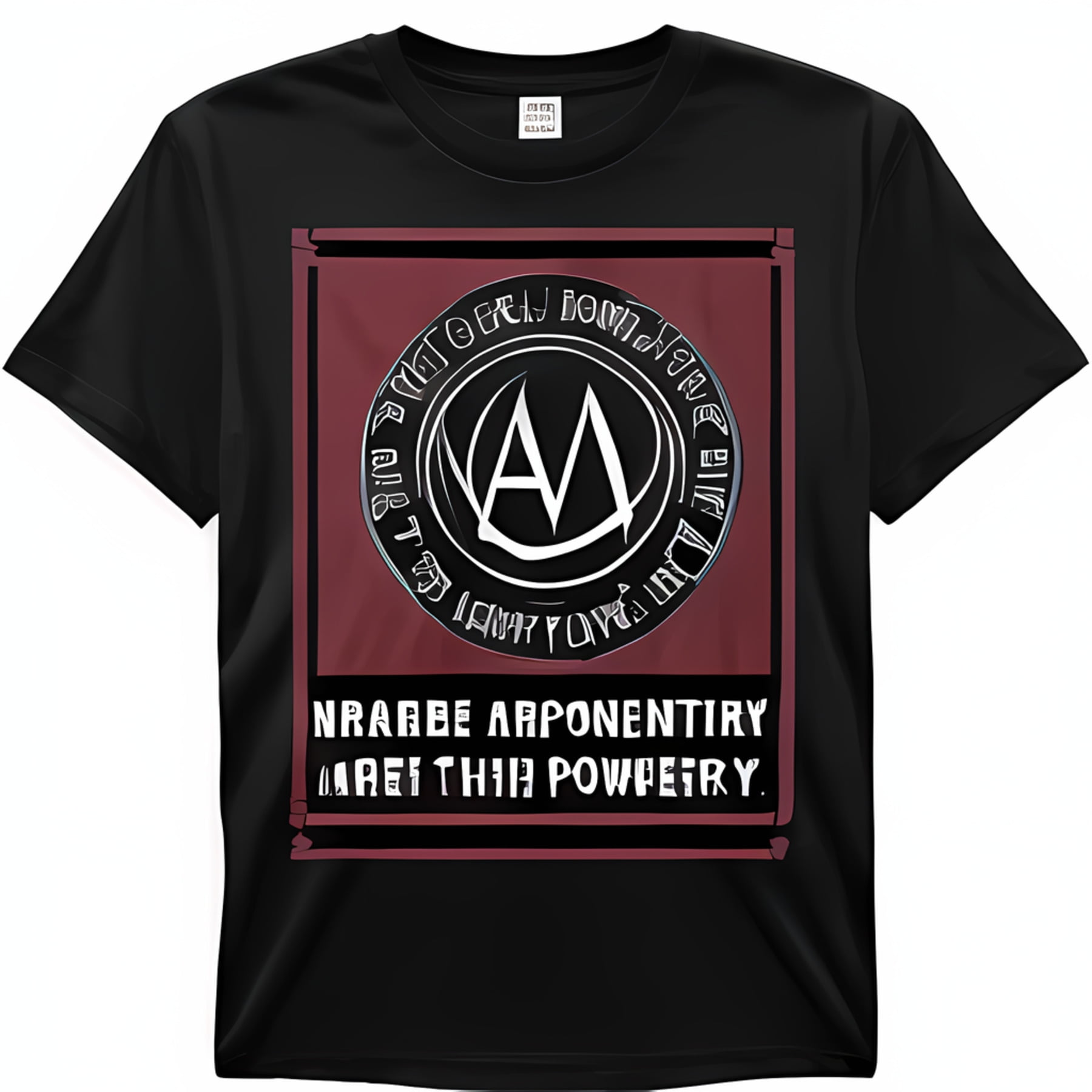 Roman Inspired Sovereignty Design Black T-Shirt Ancient Inscriptions ...