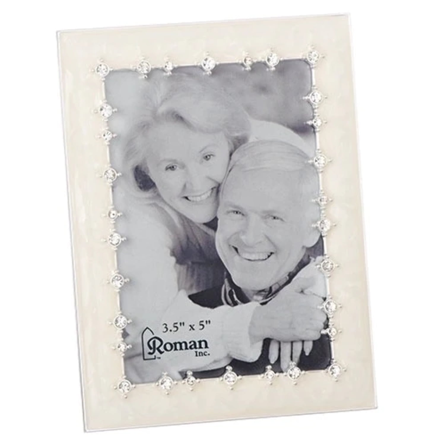 Roman Ivory Photo Frame Rhinestones Caroline Collection - Walmart.com