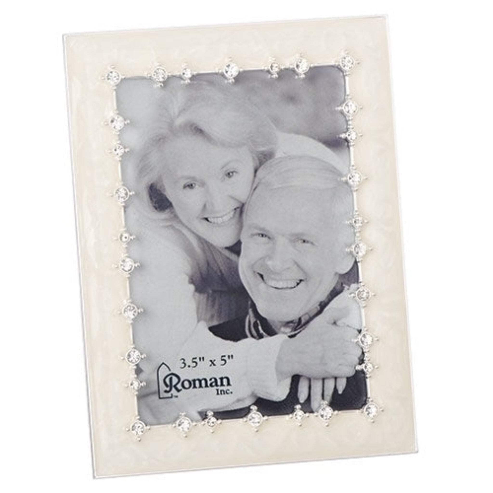 Roman Ivory Photo Frame Rhinestones Caroline Collection - Walmart.com