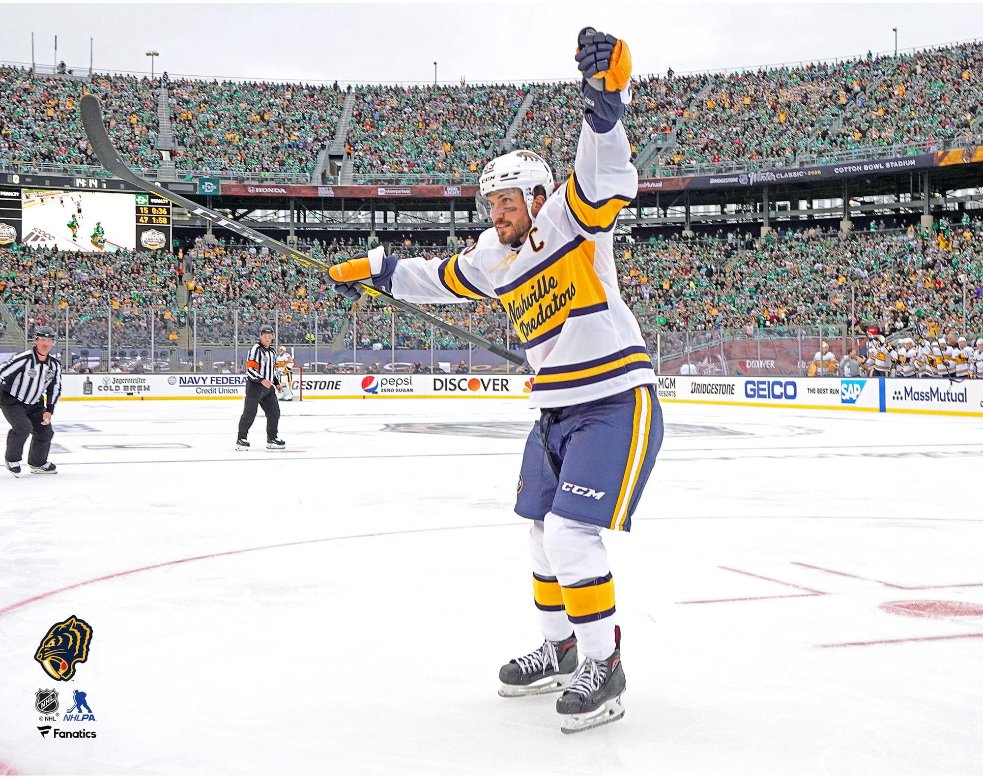 Roman Josi Nashville Predators Unsigned 2020 NHL Winter Classic ...