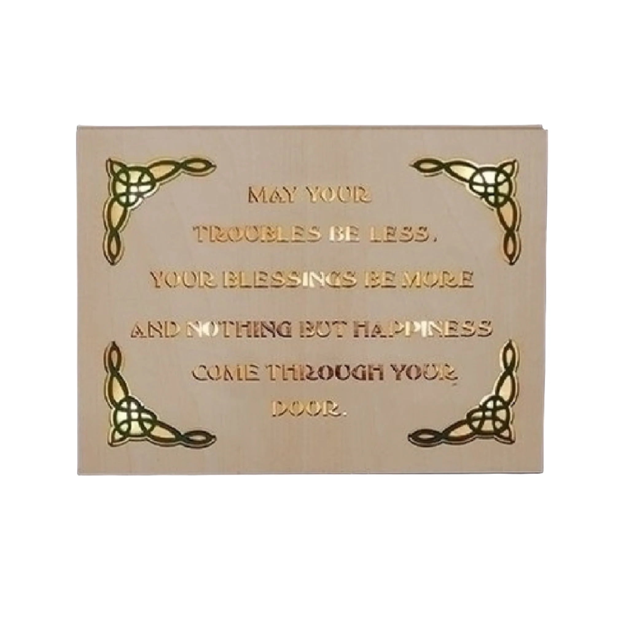Roman LED Irish Laser Cut Plaque - Walmart.com