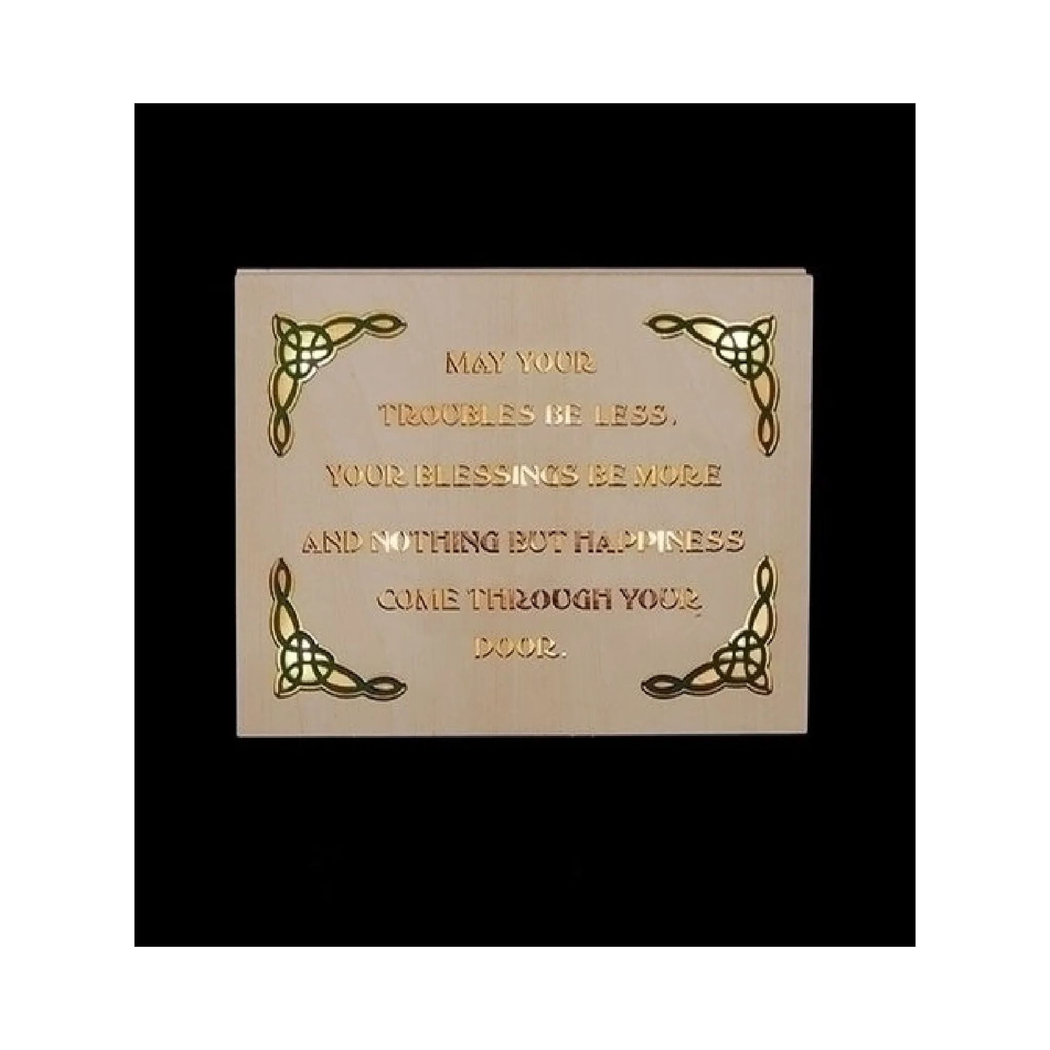 Roman LED Irish Laser Cut Plaque - Walmart.com