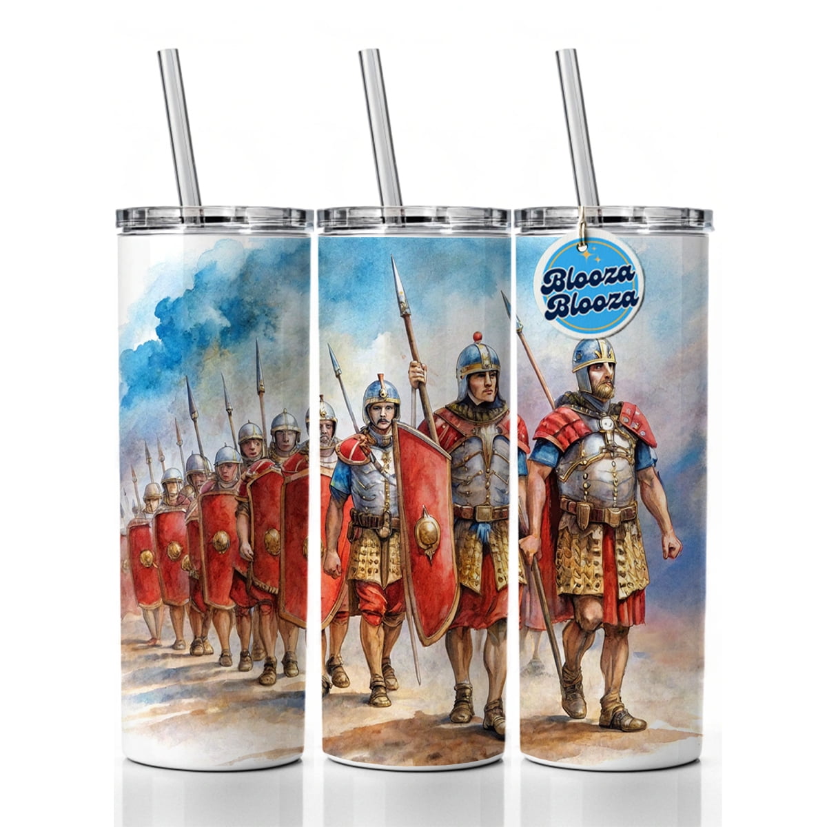 Roman Legion Marching In Formation Watercolor 20oz Insulated Water ...