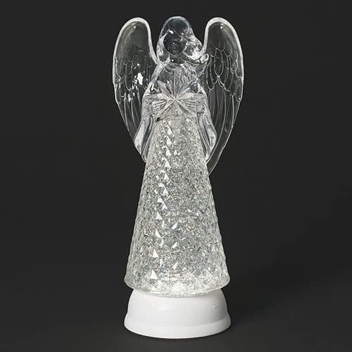 Roman Lighted Swirl Angel, 12.75-inch Height, Plastic - Walmart.com