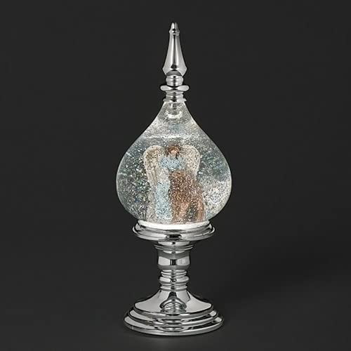 Roman Lighted Swirl Angel in Dome, 12.5-inch Height, Plastic - Walmart.com