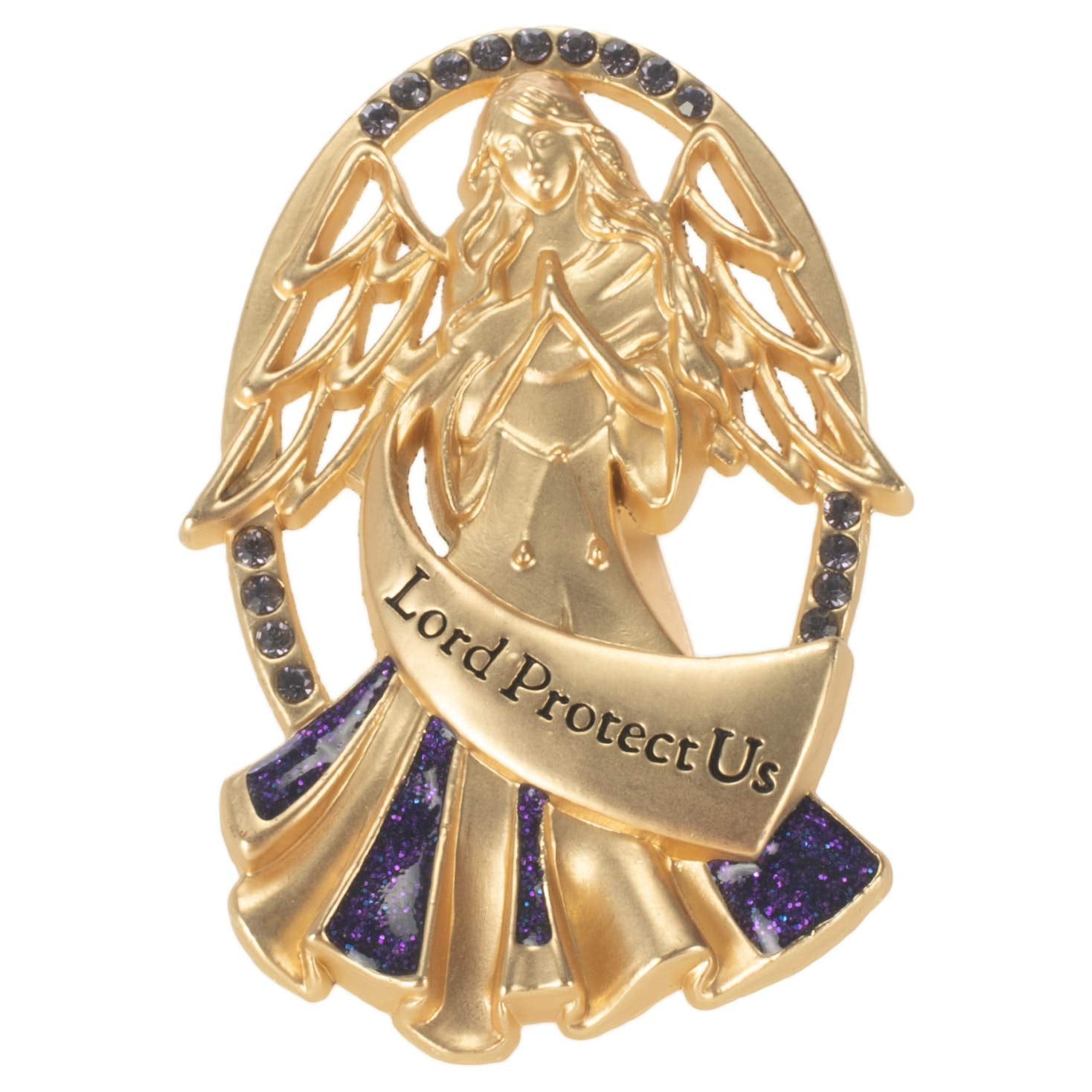 Roman Lord Protect us Angel Visor Clip - Walmart.com