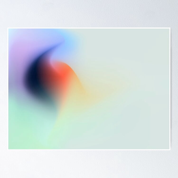 Roman | Mesh Color Gradient Poster- Unframed Poster | Wall Art ...