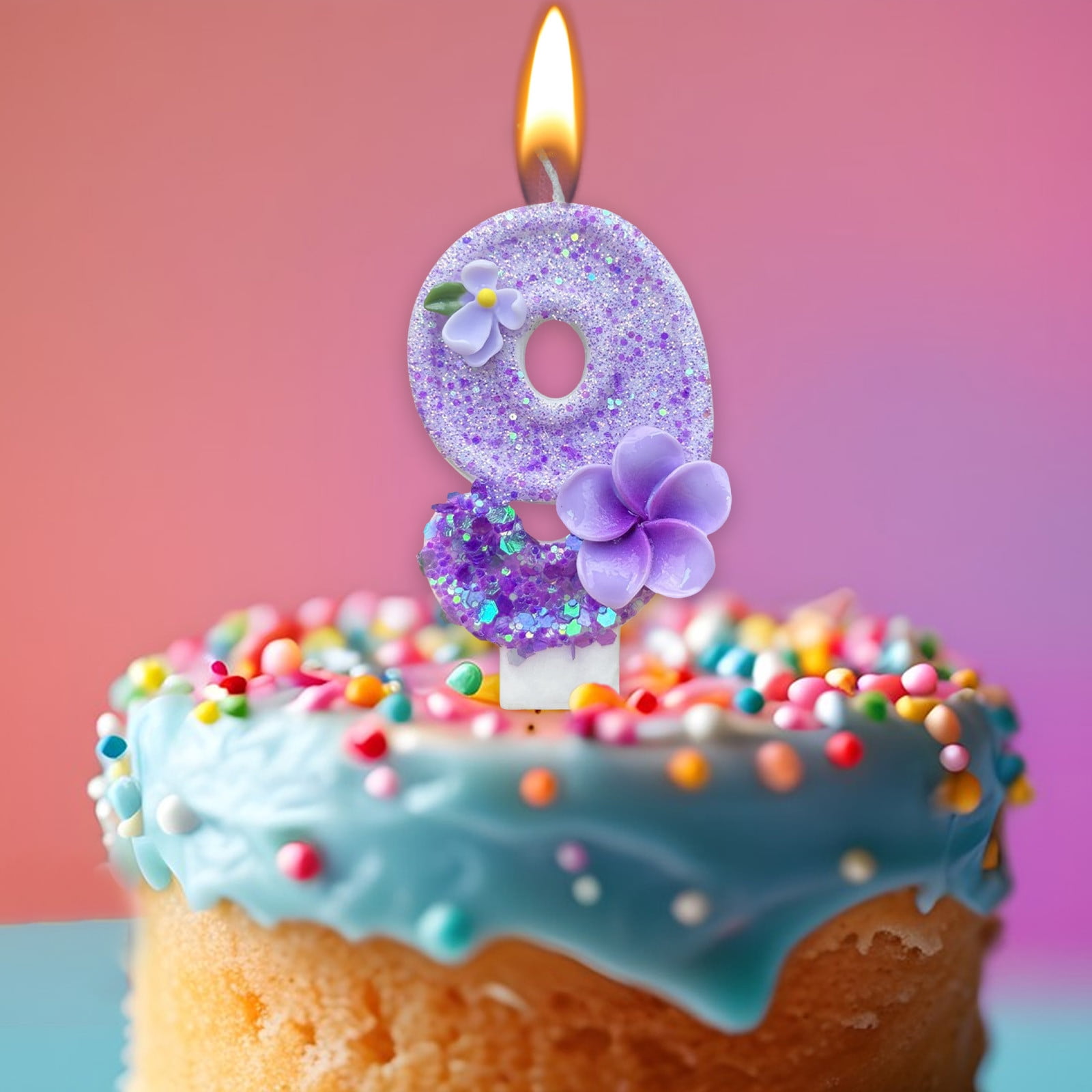 Roman Numeral Birthday Candles - Wax Number Cake Toppers (Set of 10 ...