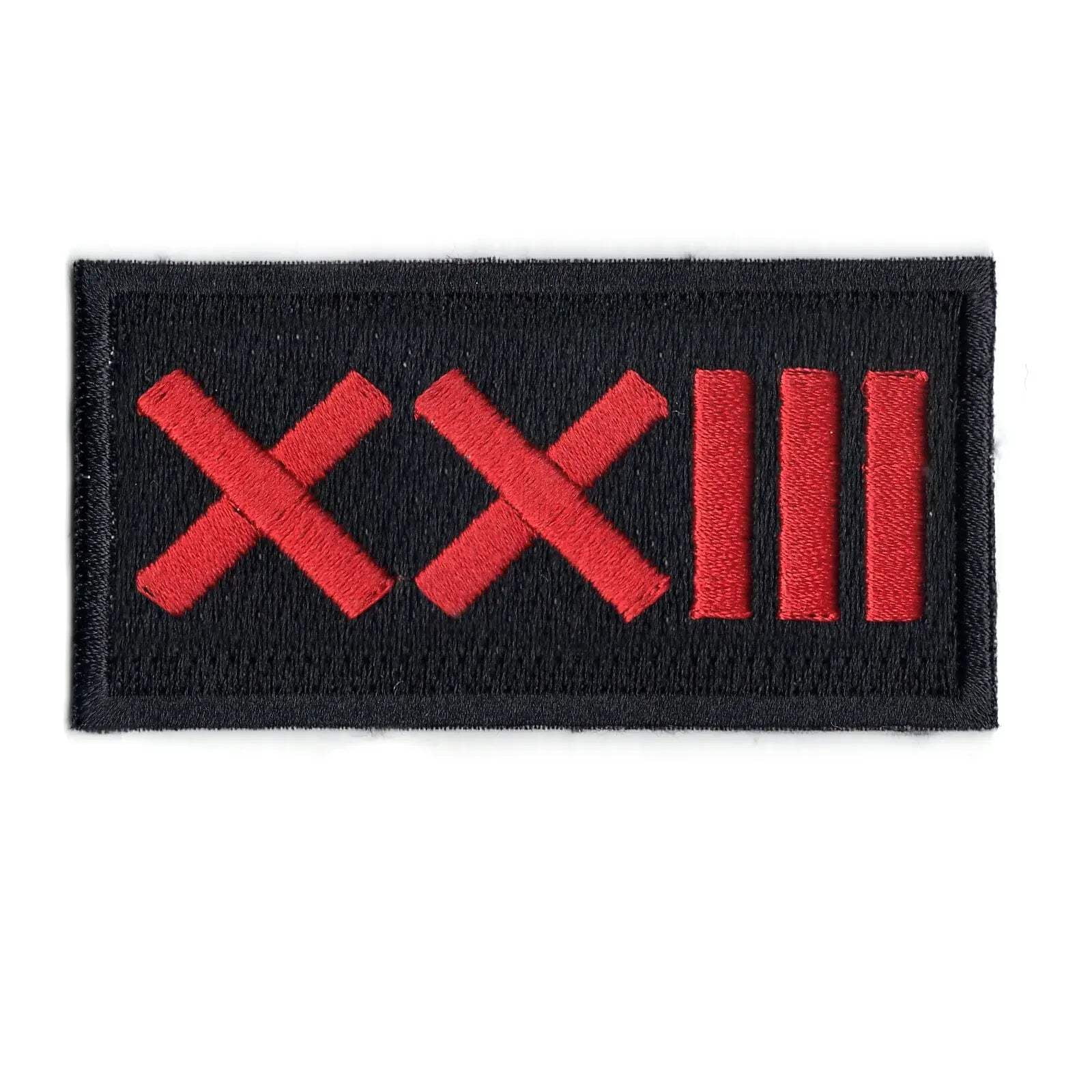 Stylish Embroidered Roman Numeral Number 23 Iron On Patch For Clothing ...