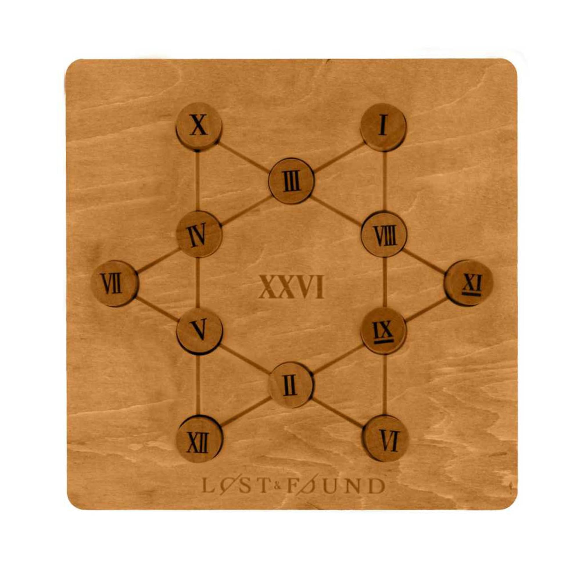 Roman Numeral Wooden 3D Puzzle - Walmart.com