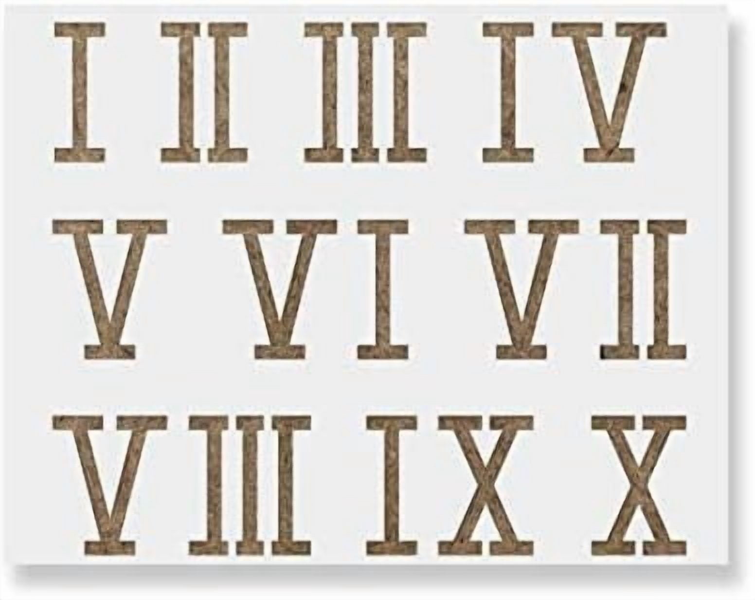 Roman Numerals Stencil - Add Clarity and Style to Your Messages ...