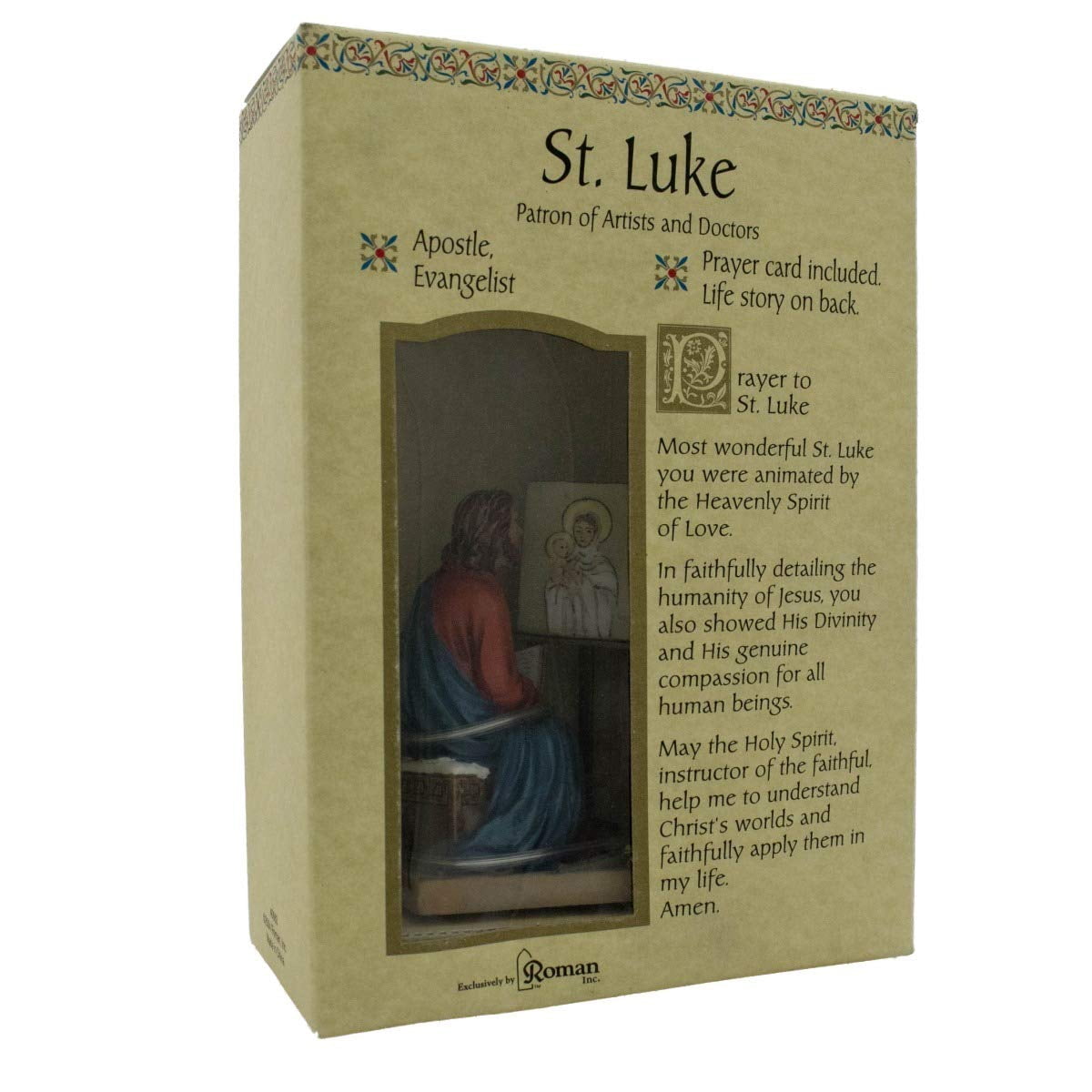 Roman Patrons & Protectors St. Luke * Saint Catholic Confirmation Santo ...