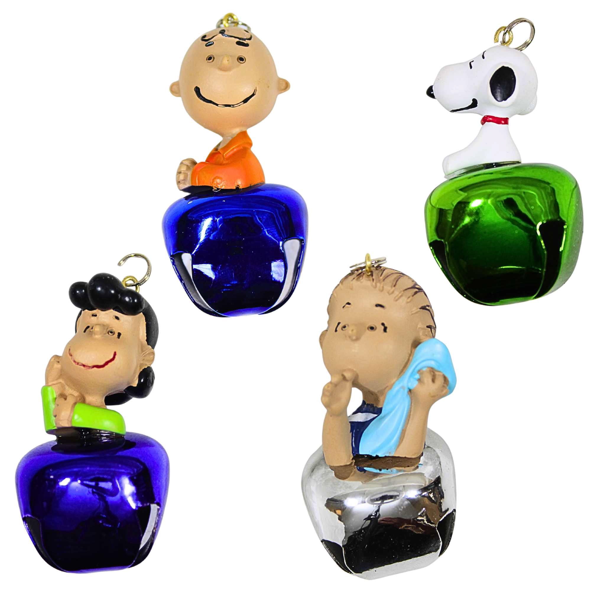 Roman Peanuts Jingle Buddies Ornament Set - Four Ornaments 2.5 Inch ...