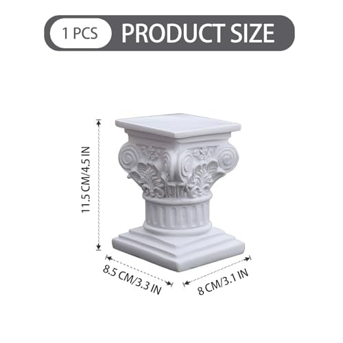 Roman Pillar Mini Greek Columns Statue Display Stand Figurine Sculpture ...