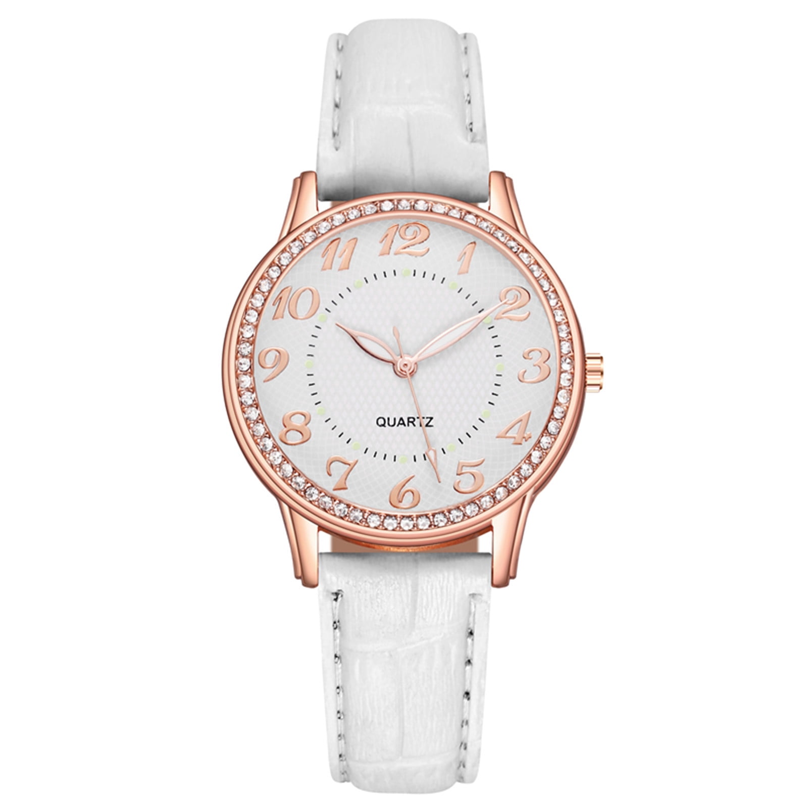 Roman Quartz Analog Women's Numerals Watch Leather Women's Watch Watch ...