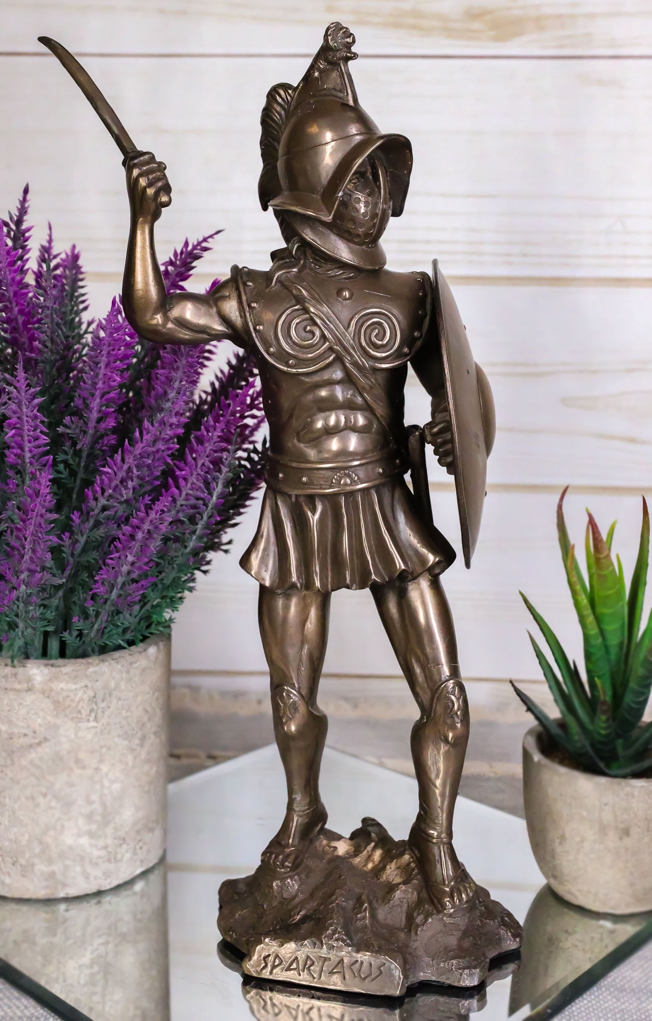 Roman Rebellion Legend Thracian Gladiator Spartacus Statue Champion of ...