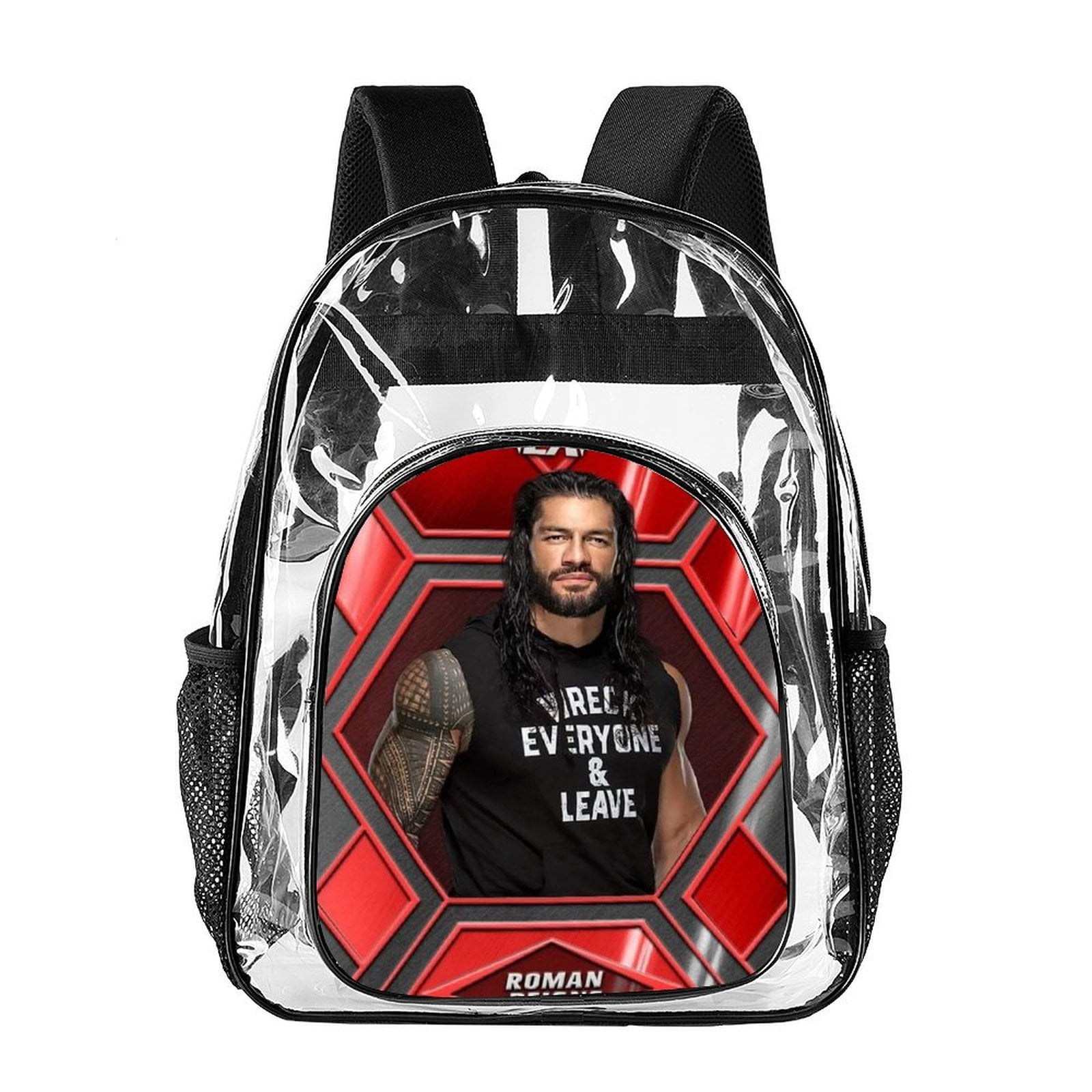 Roman-Reigns 106 Cute Clear Backpack for Mens/Women Gifts Heavy Duty ...