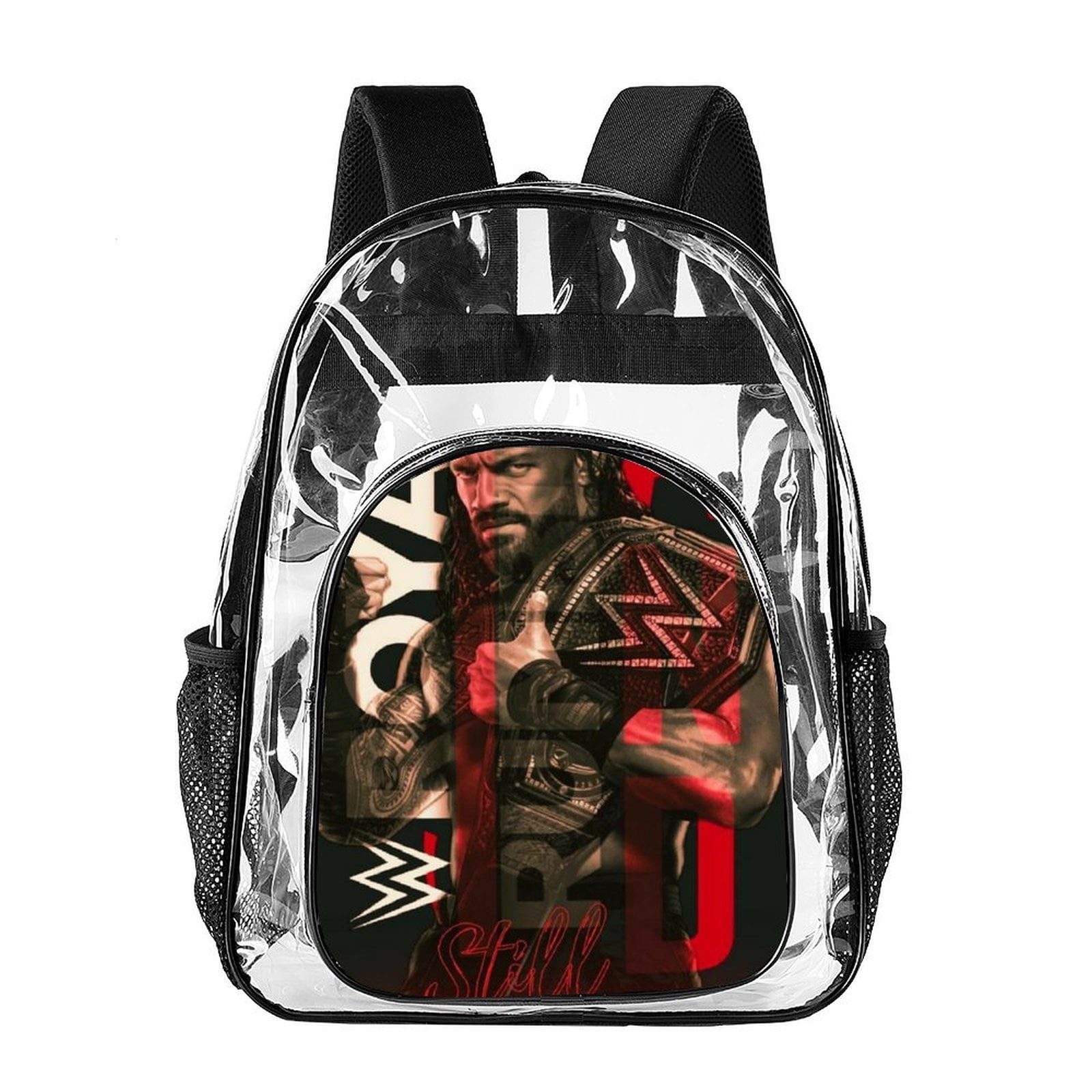 Roman-Reigns 11 Cute Clear Backpack for Mens/Women Gifts Heavy Duty ...