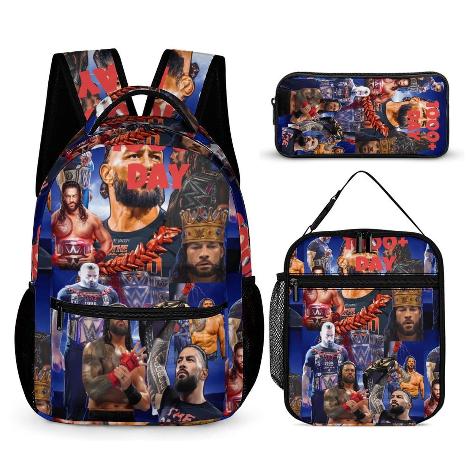 Roman-Reigns 14 Anime Backpack for Mens/Women Gifts Backpack with Lunch ...