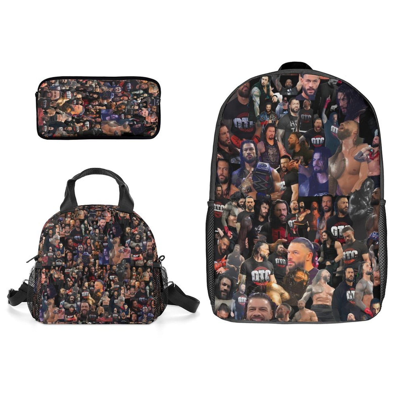 Roman-Reigns 15 Anime Backpack for Mens/Women Gifts Backpack with Lunch ...
