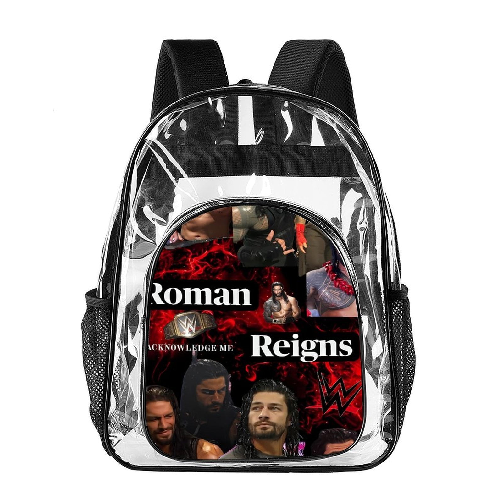 Roman-Reigns 29 Cute Clear Backpack for Mens/Women Gifts Heavy Duty ...