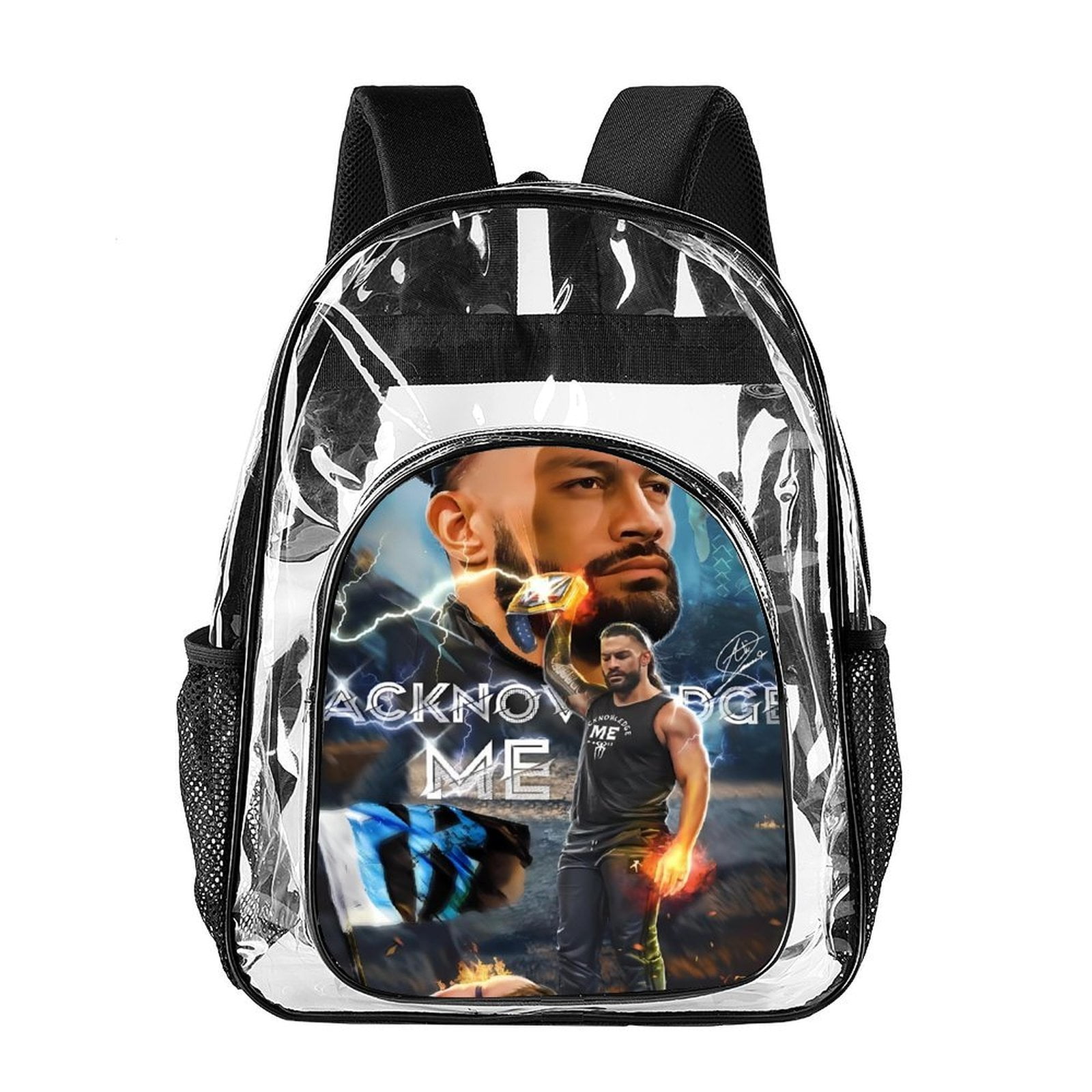 Roman-Reigns 39 Cute Clear Backpack for Mens/Women Gifts Heavy Duty ...