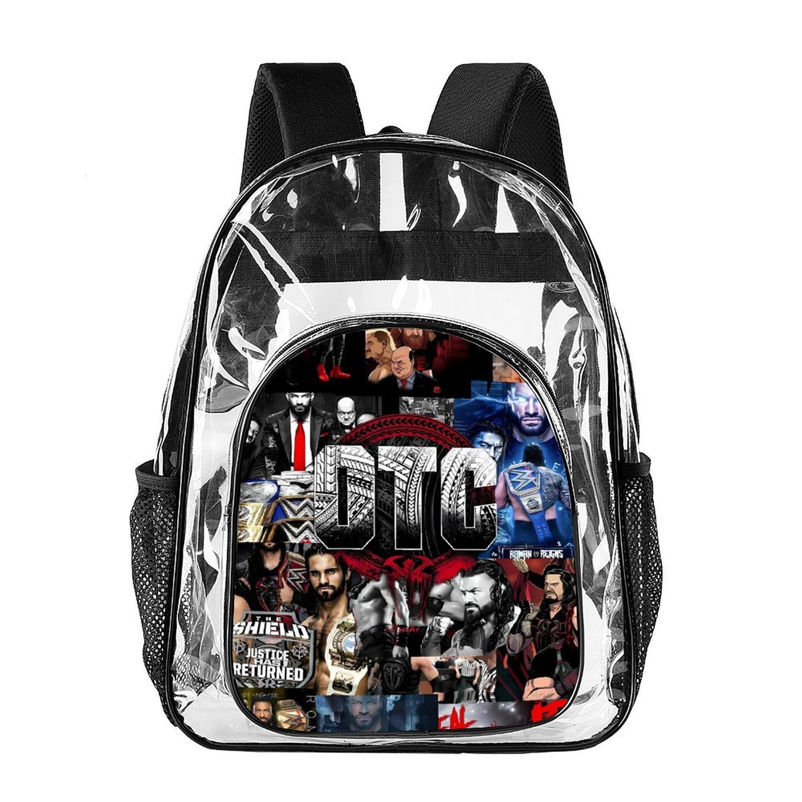 Roman-Reigns 55 Cute Clear Backpack for Mens/Women Gifts Heavy Duty ...